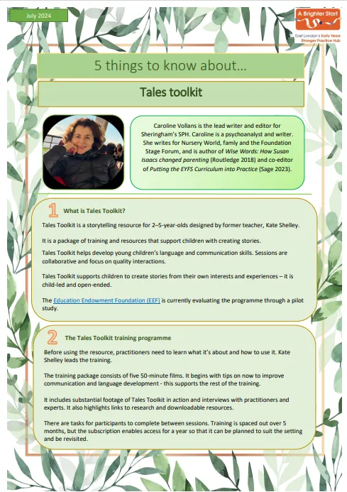 5 things to know about … Tales Toolkit | Stronger Practice Hubs